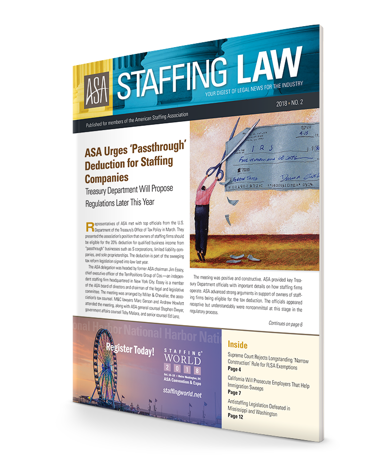Staffing Law Digest