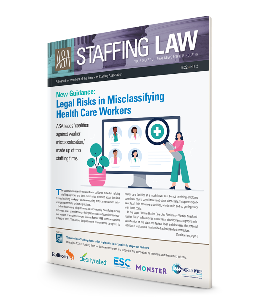 Staffing Law Digest