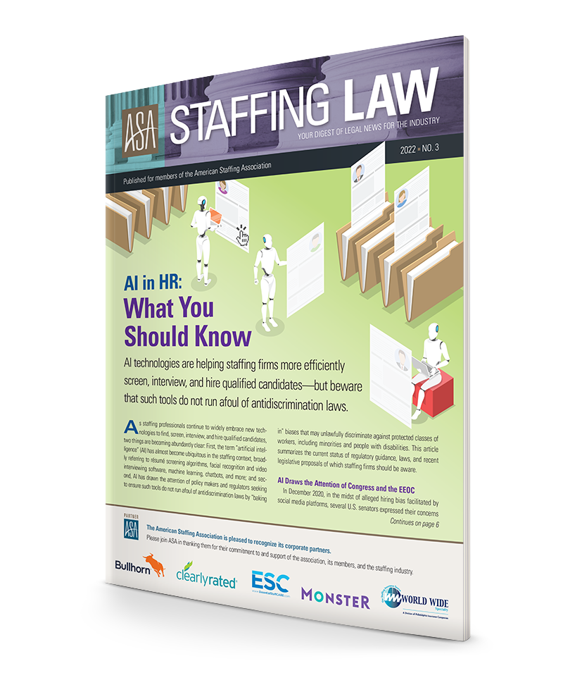 Staffing Law Digest